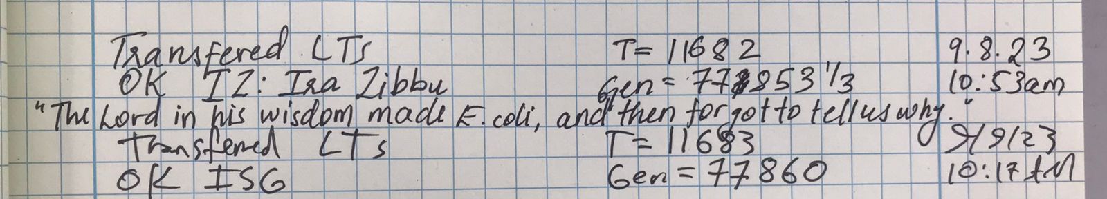 Who Moved My Genes? Analyzing Chromosomal Rearrangements in the LTEE ...